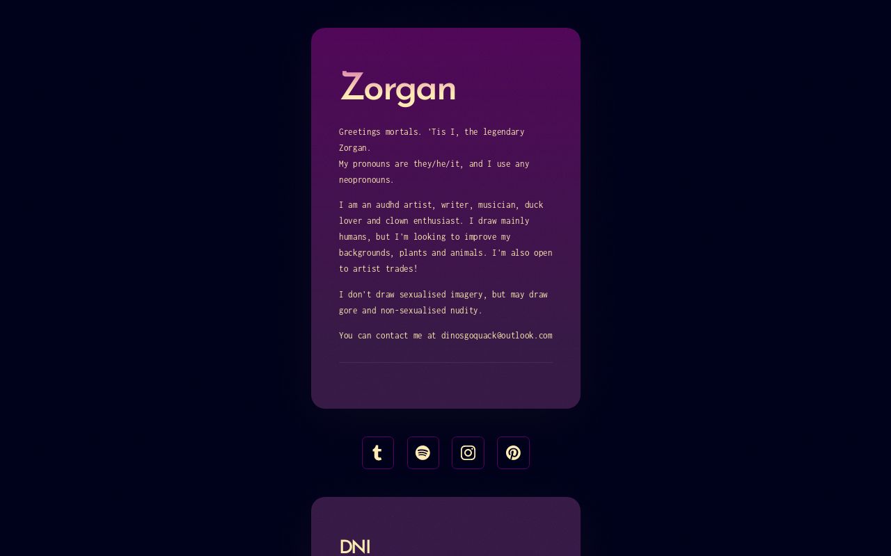 dinosgoquack or Zorgan